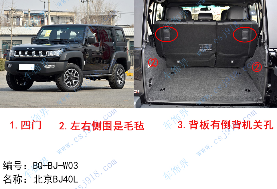 车饰界_后备箱垫_北京_北京越野_BJ40_电子版型